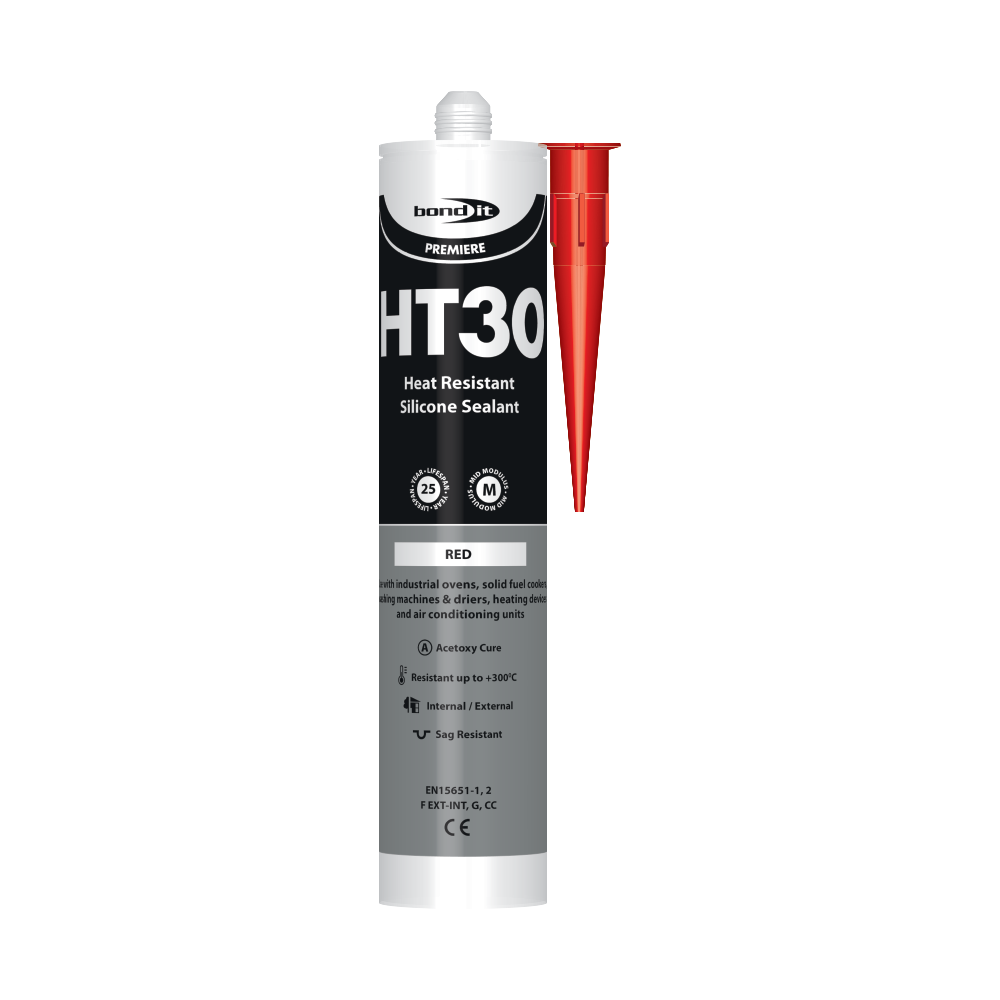 HT30 Acetic Curing UV Resistant High Temperature Silicone Sealant ...